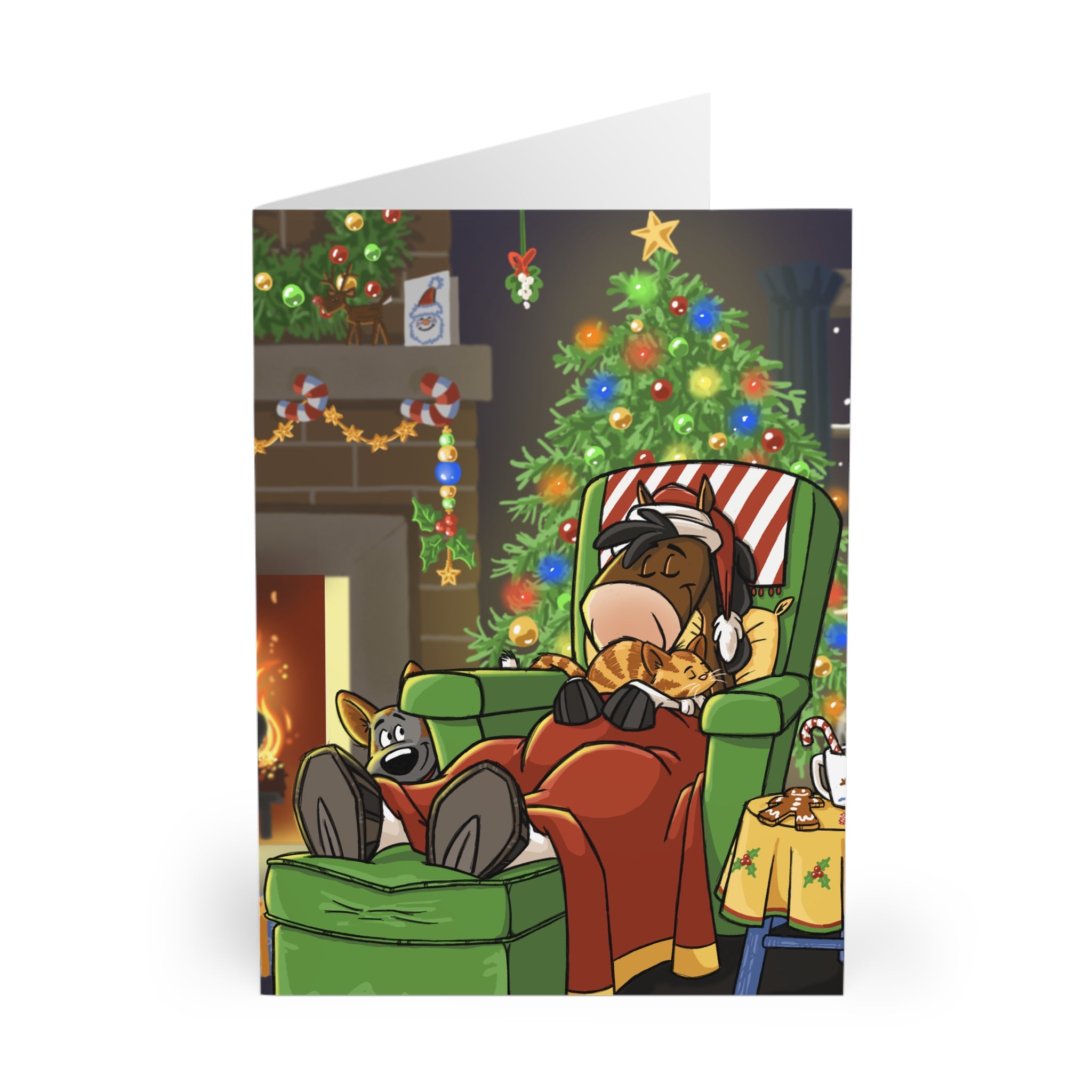 Night Before Horsemas Greeting Cards (5 Pack) – Kicky Brand